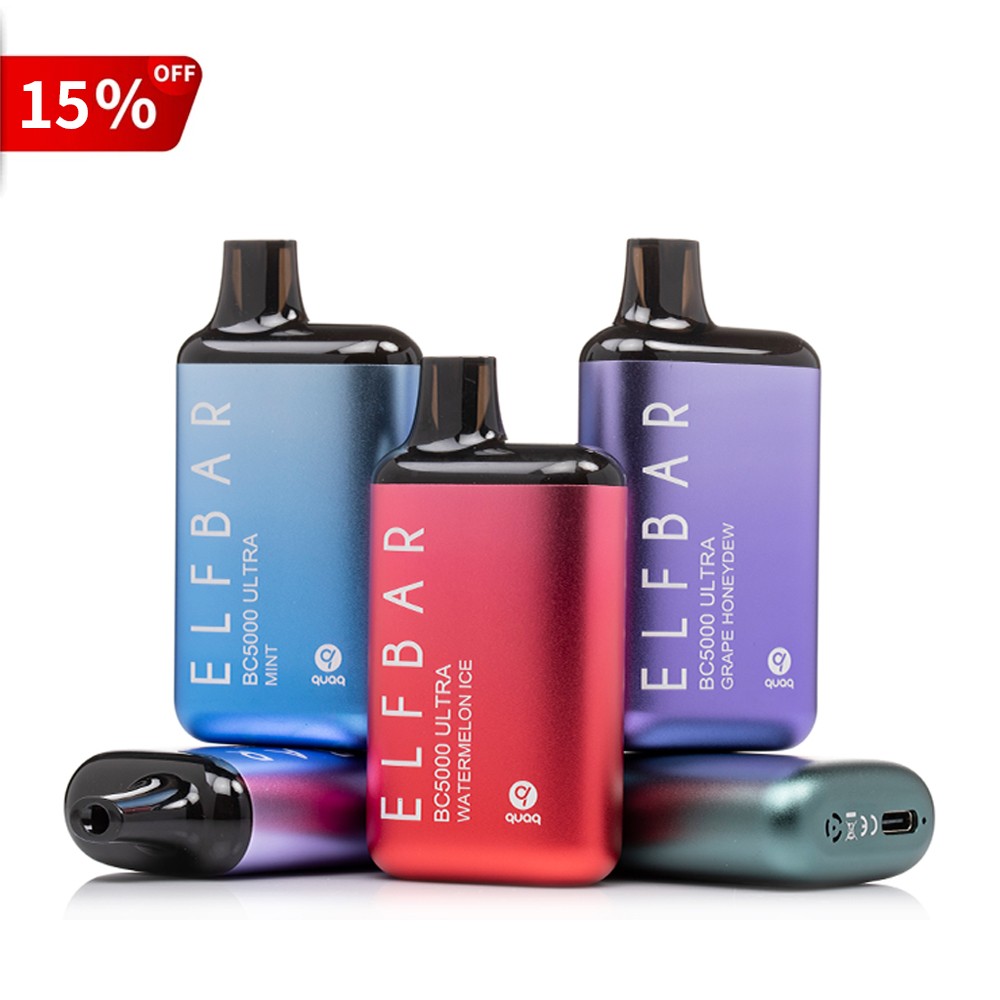 Elf Bar BC5000 Ultra Rechargeable Disposable Kit (6 PCS) - 电子烟
